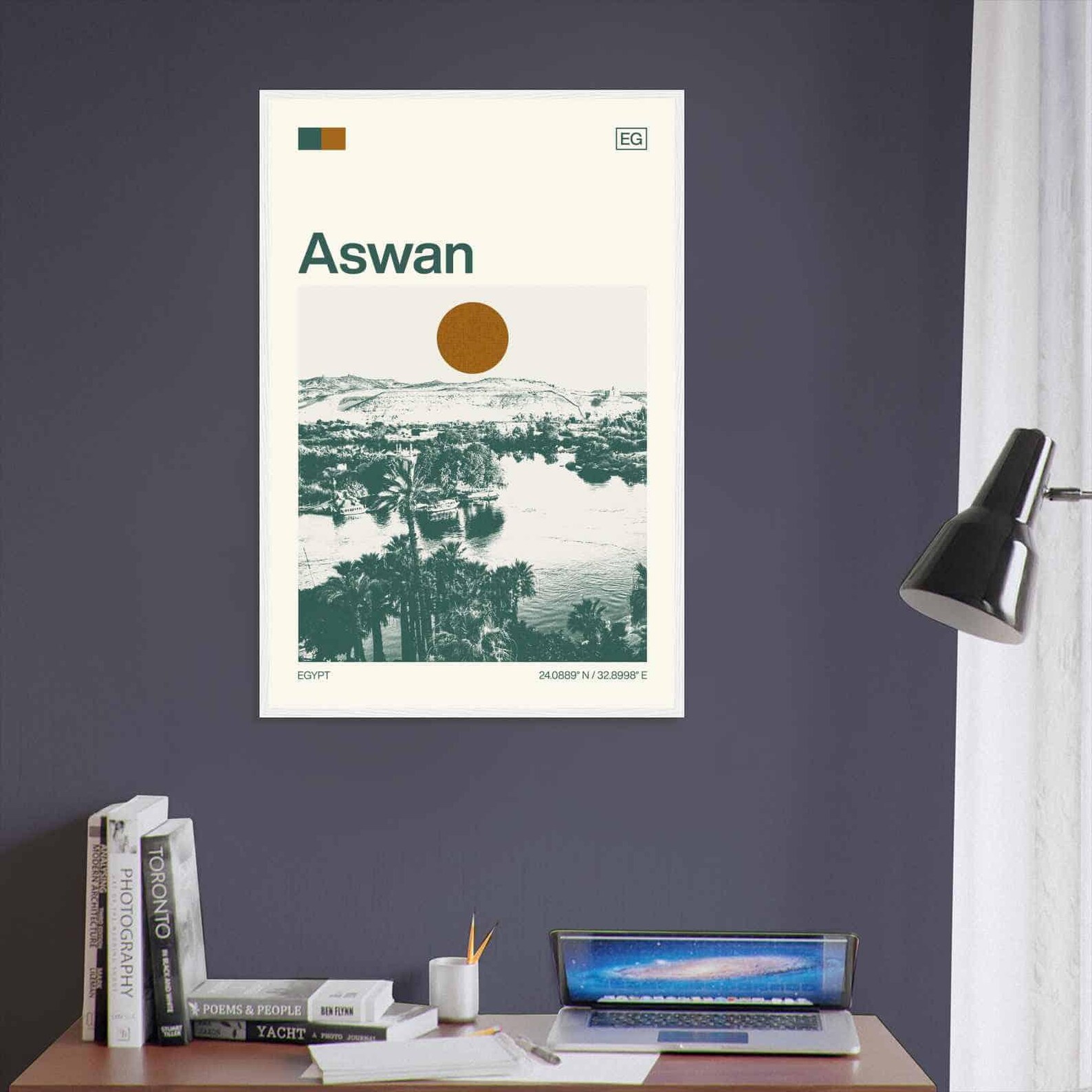 Aswan Egypt Minimalist Monochrome Travel Photo Poster - Etsy