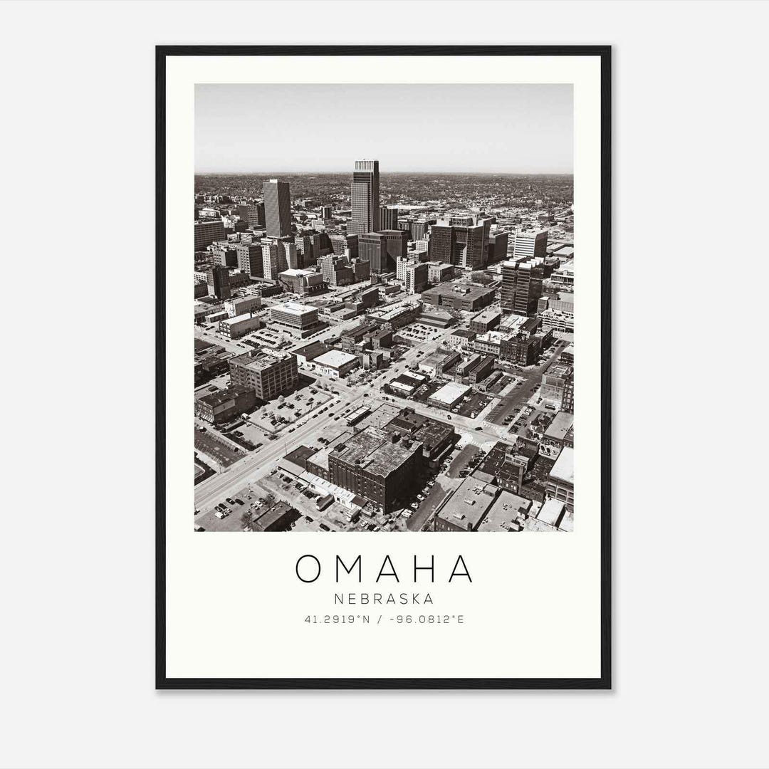 Omaha Nebraska DS1 Photo Travel Poster, Omaha Nebraska Travel Print ...