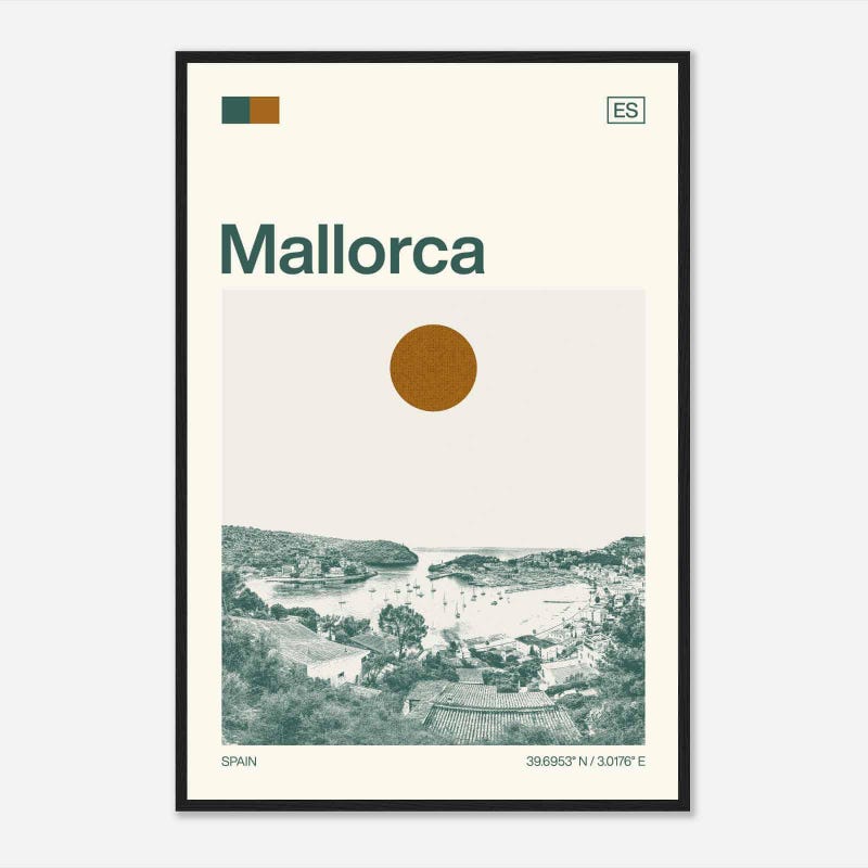 Mallorca Poster - Etsy