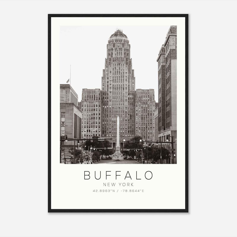 Buffalo Poster - Etsy
