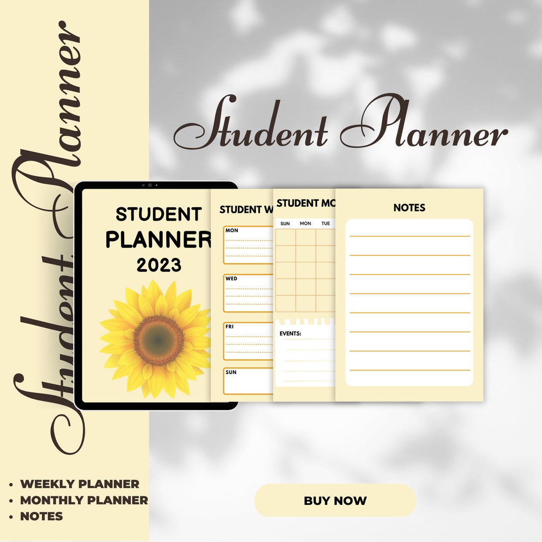 Student Planner Printable| College Planner Printable| University and ...