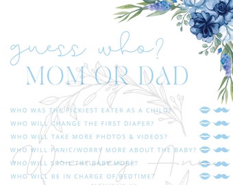 Guess Who? Mom or Dad... - Etsy