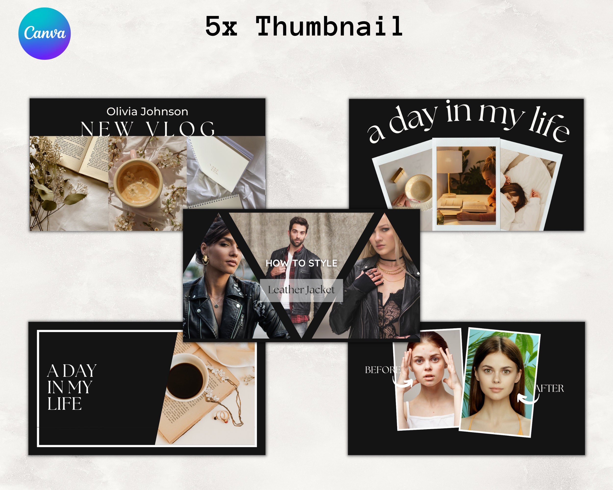 Youtube Branding Kit L Editable Channel Banner Intro Outro - Etsy