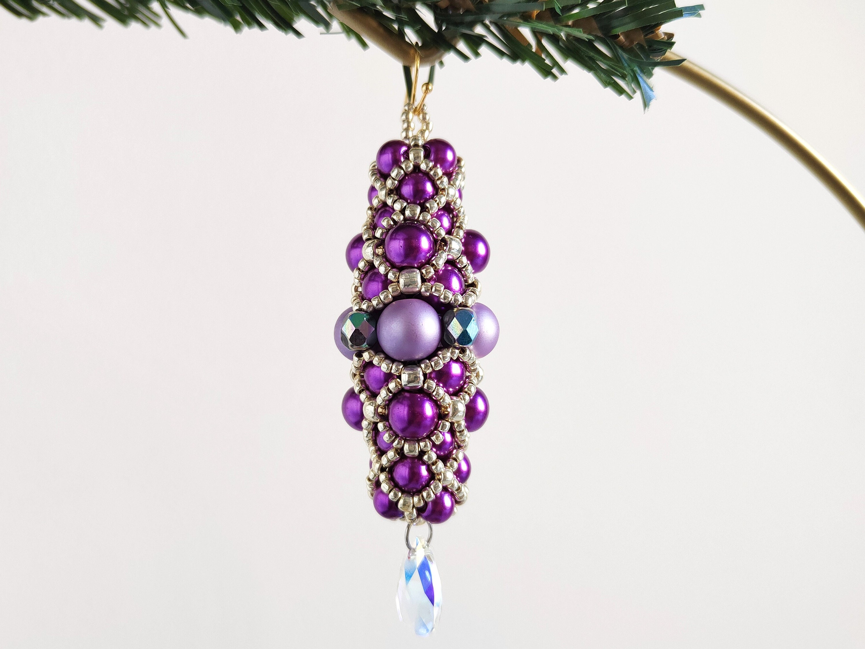 Set of Beading Patterns for Christmas Tree Decoration Ornament, DIY ...