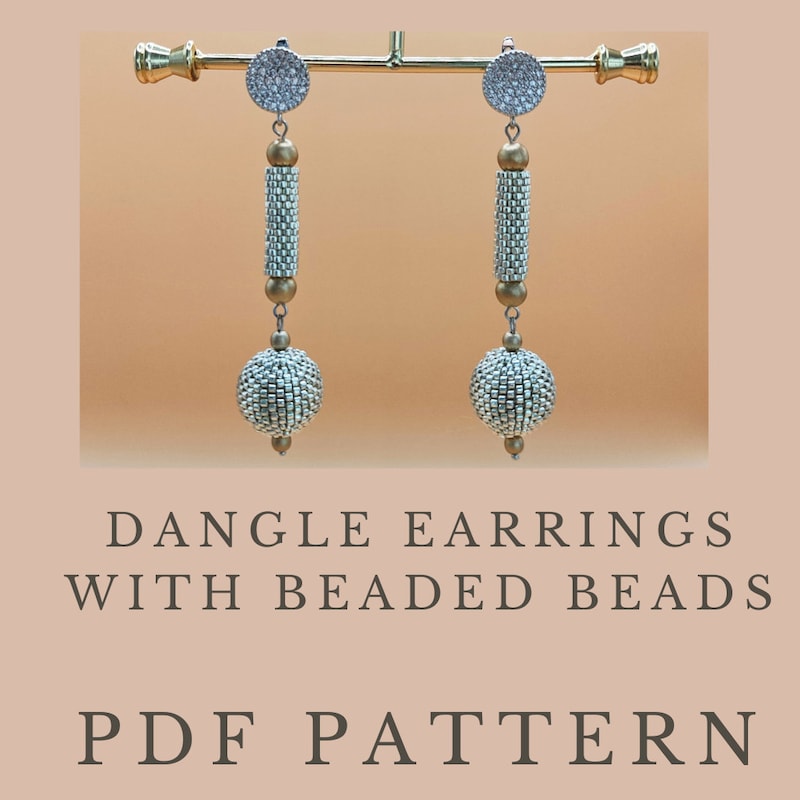 Peyote Tube Earrings - Etsy