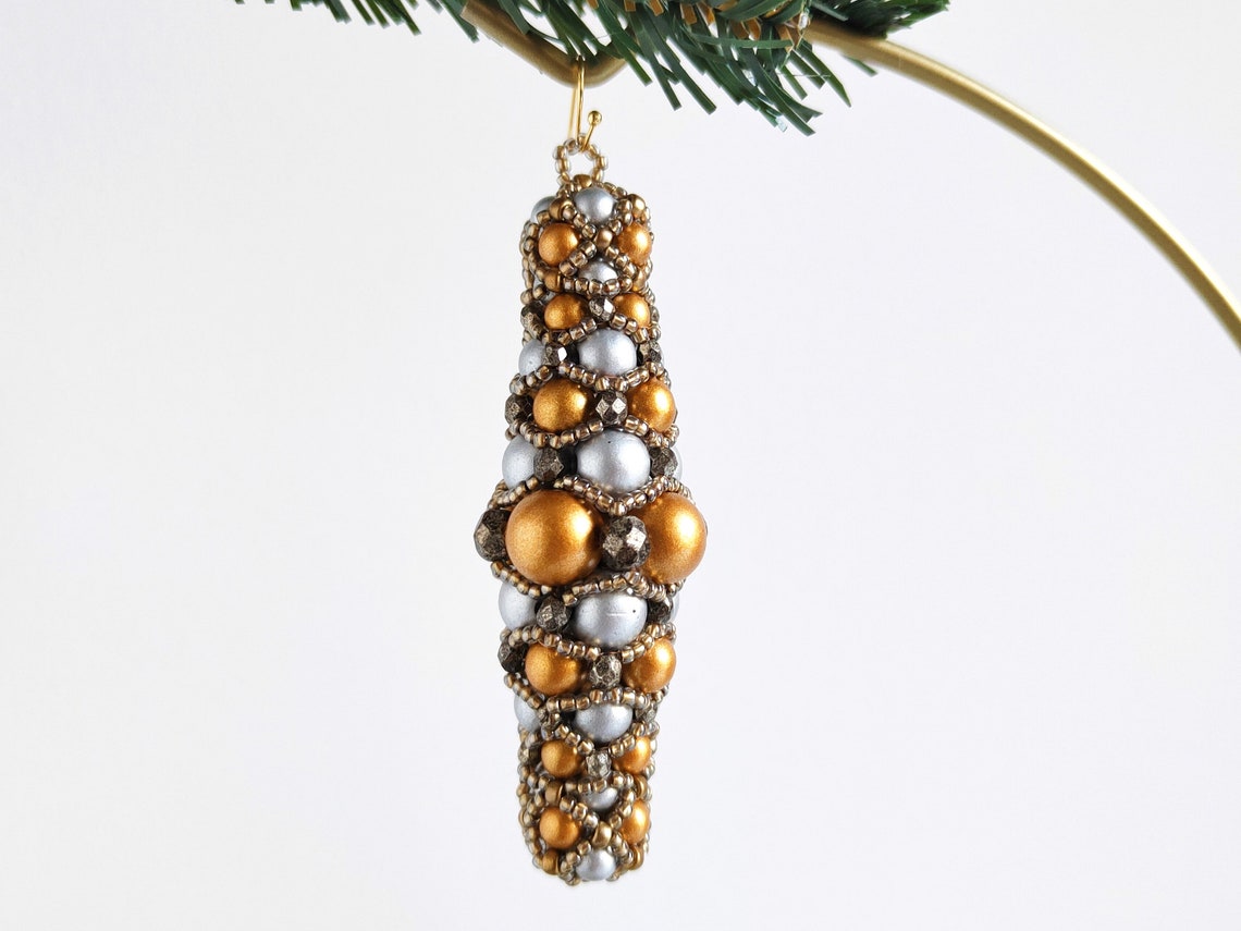 Set of Beading Patterns for Christmas Tree Decoration Ornament, DIY ...