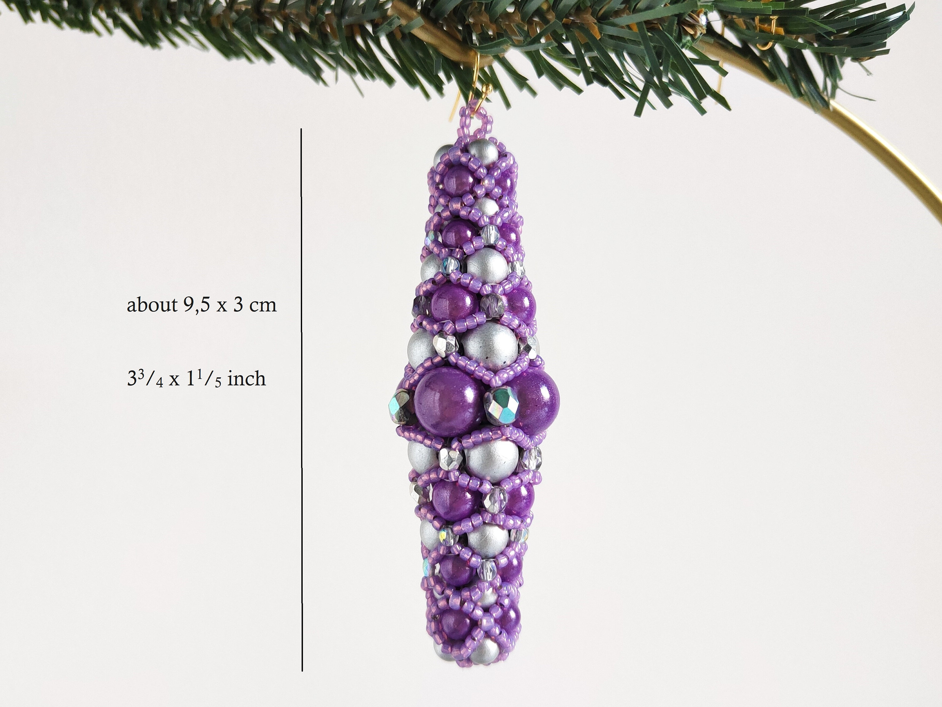 Set of Beading Patterns for Christmas Tree Decoration Ornament, DIY ...