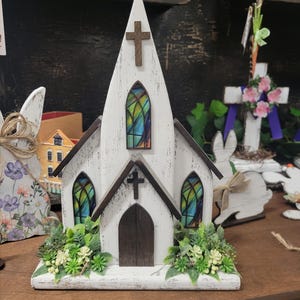Wood Handcrafted Churches - Etsy