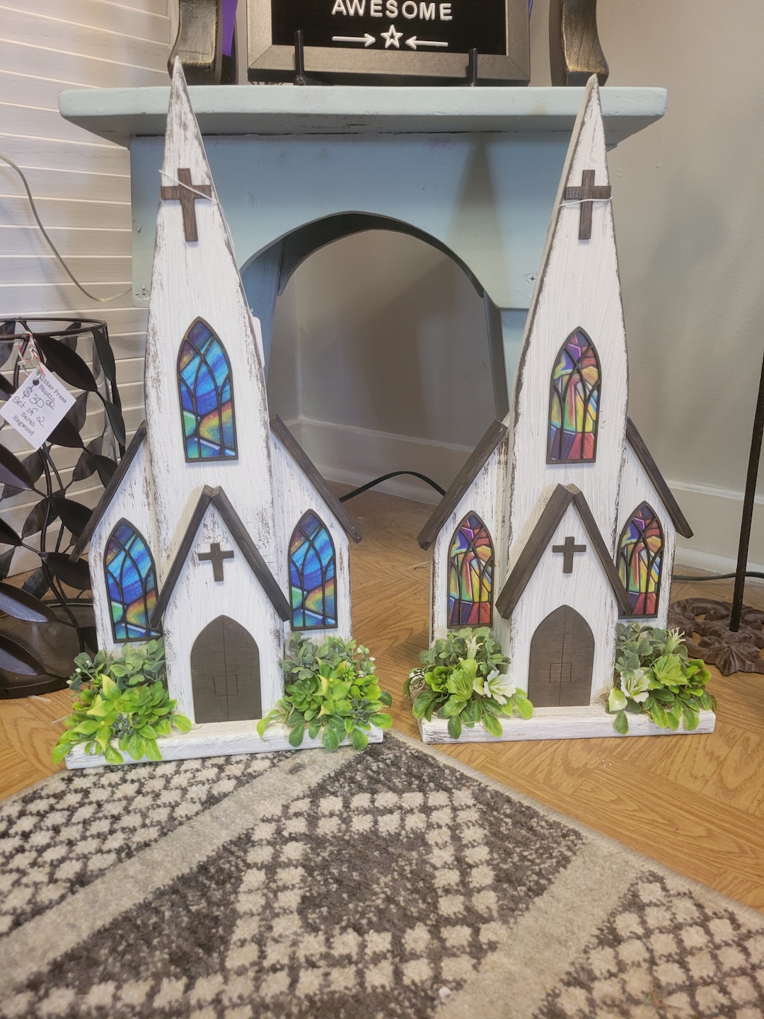 Wood Handcrafted Churches - Etsy