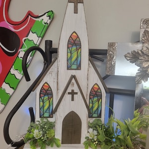White Primitive Church - Etsy