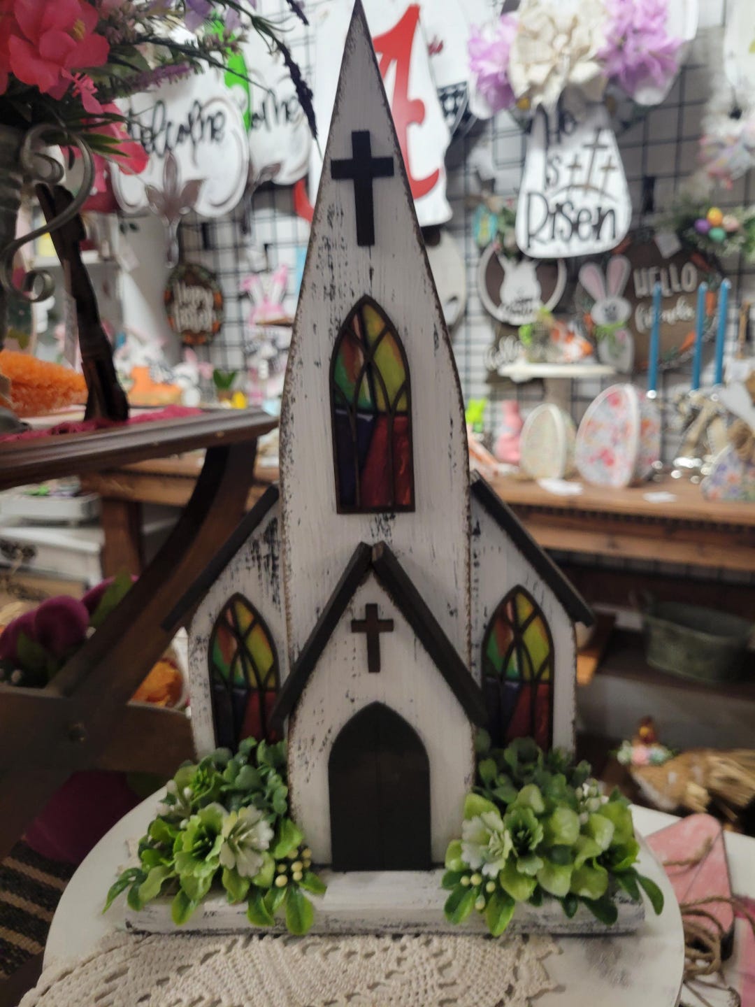 White Primitive Church - Etsy
