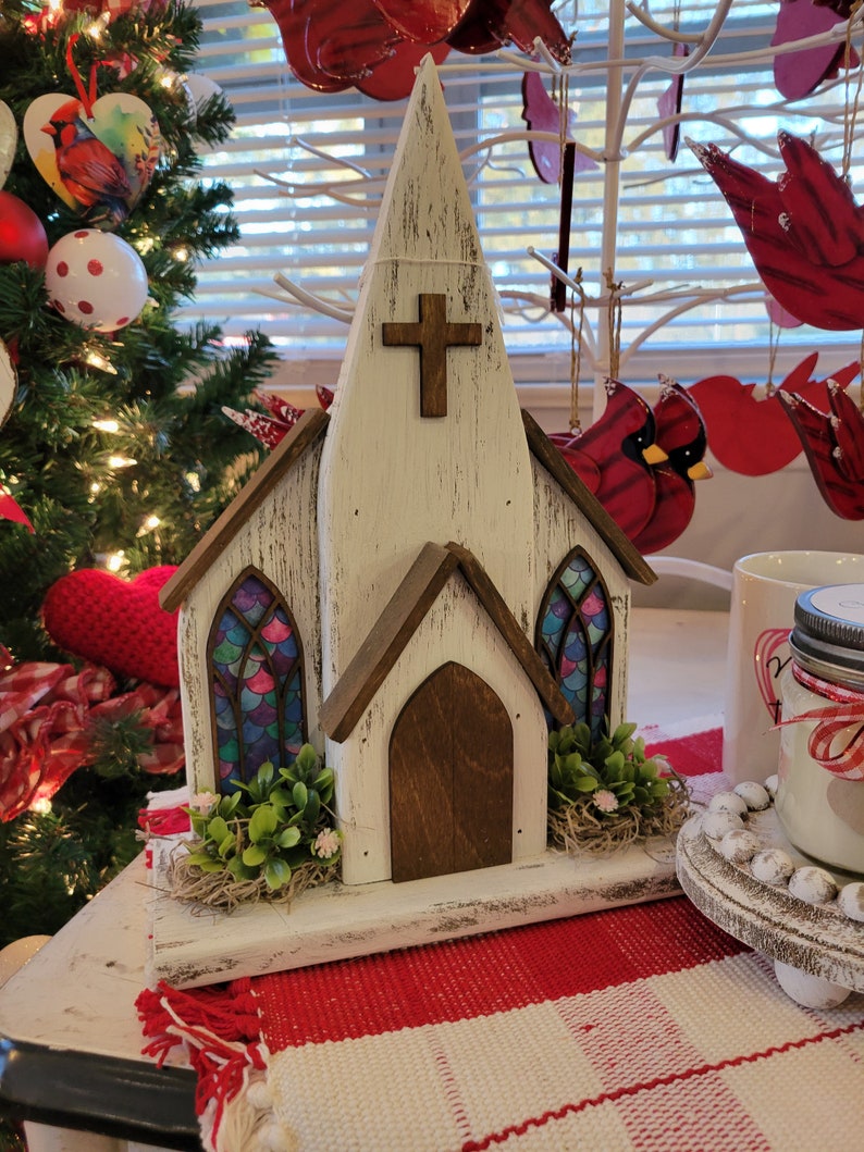 Wood Handcrafted Churches - Etsy