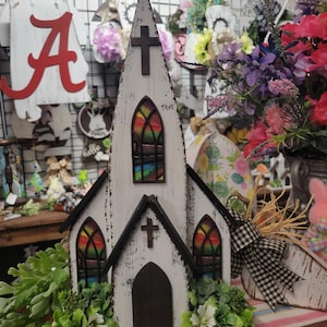 White Primitive Church - Etsy