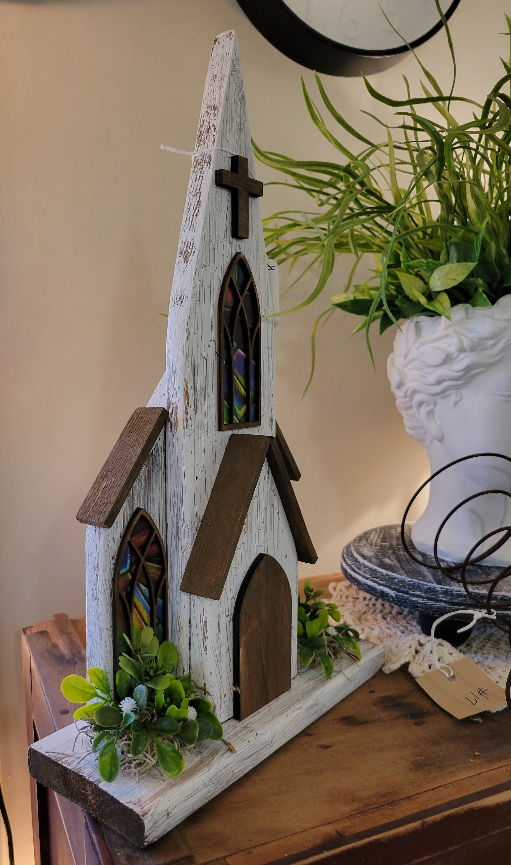 White Primitive Church - Etsy