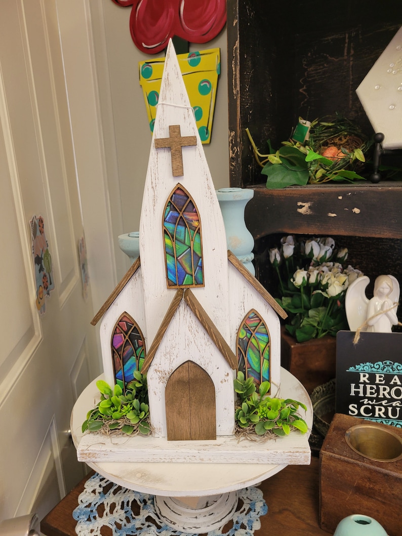 Wood Handcrafted Churches - Etsy
