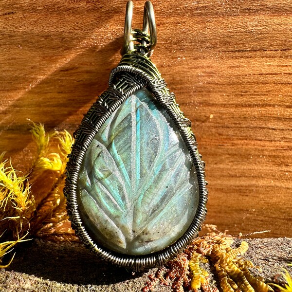 Wire Weave Pendant - Etsy