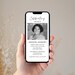 Digital Funeral Announcement, Electronic Funeral Invitation, Funeral ...