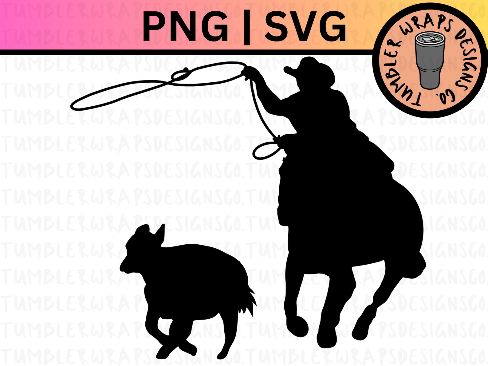 Team Roping Rodeo Ranch Silhouette SVG, Western Rodeo Team Roping ...