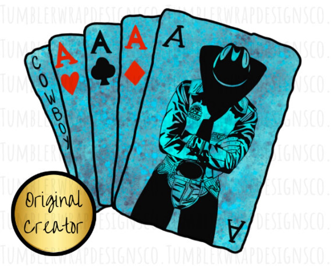 Blue Cowboy Digital Art, Western Png - Digital Download - PNG Art ...