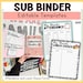Classroom Sub Binder Editable Teacher Templates Substitute Plan ...
