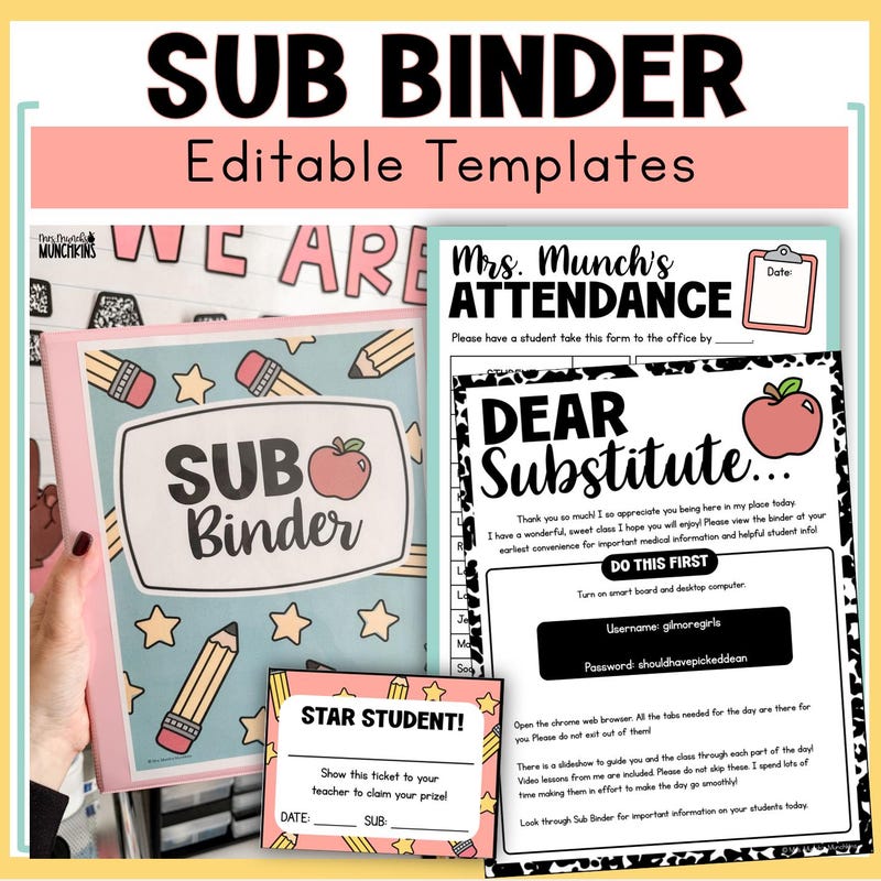 Canva Sub Plans - Etsy