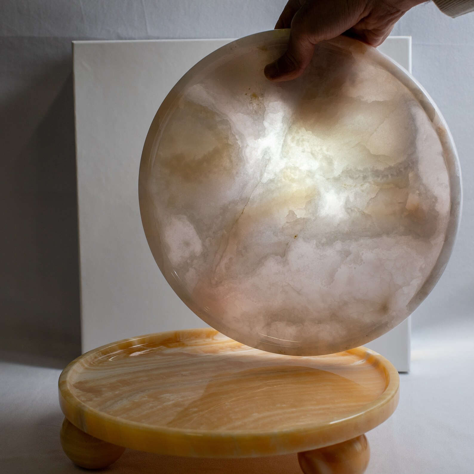 Unique Onyx Decorative Tray 11 X 3 Size Perfect for Dining or Home ...