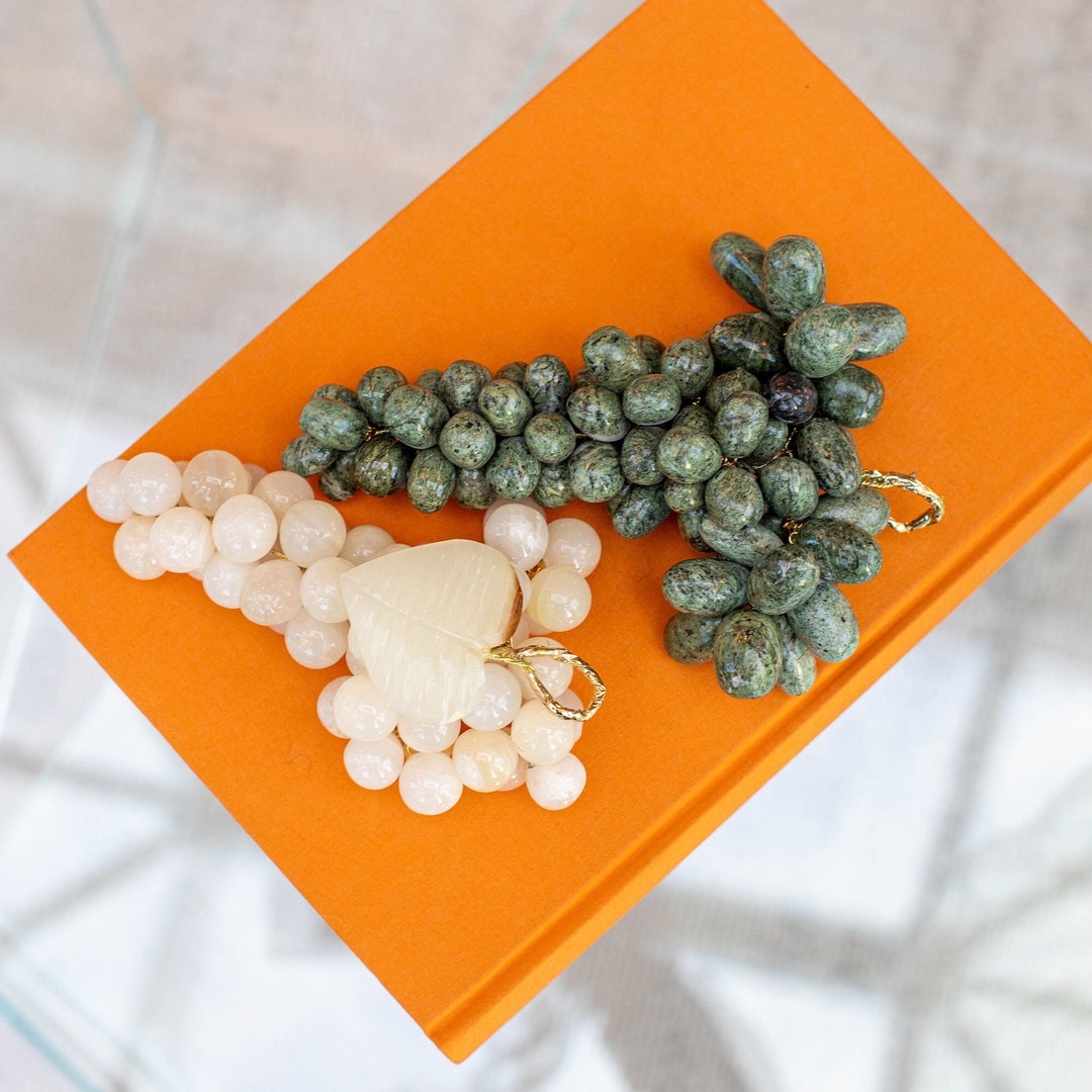 Natural Onyx Grape Clusters Decorative Fruit Vintage Decor and Gifts for Her - Etsy