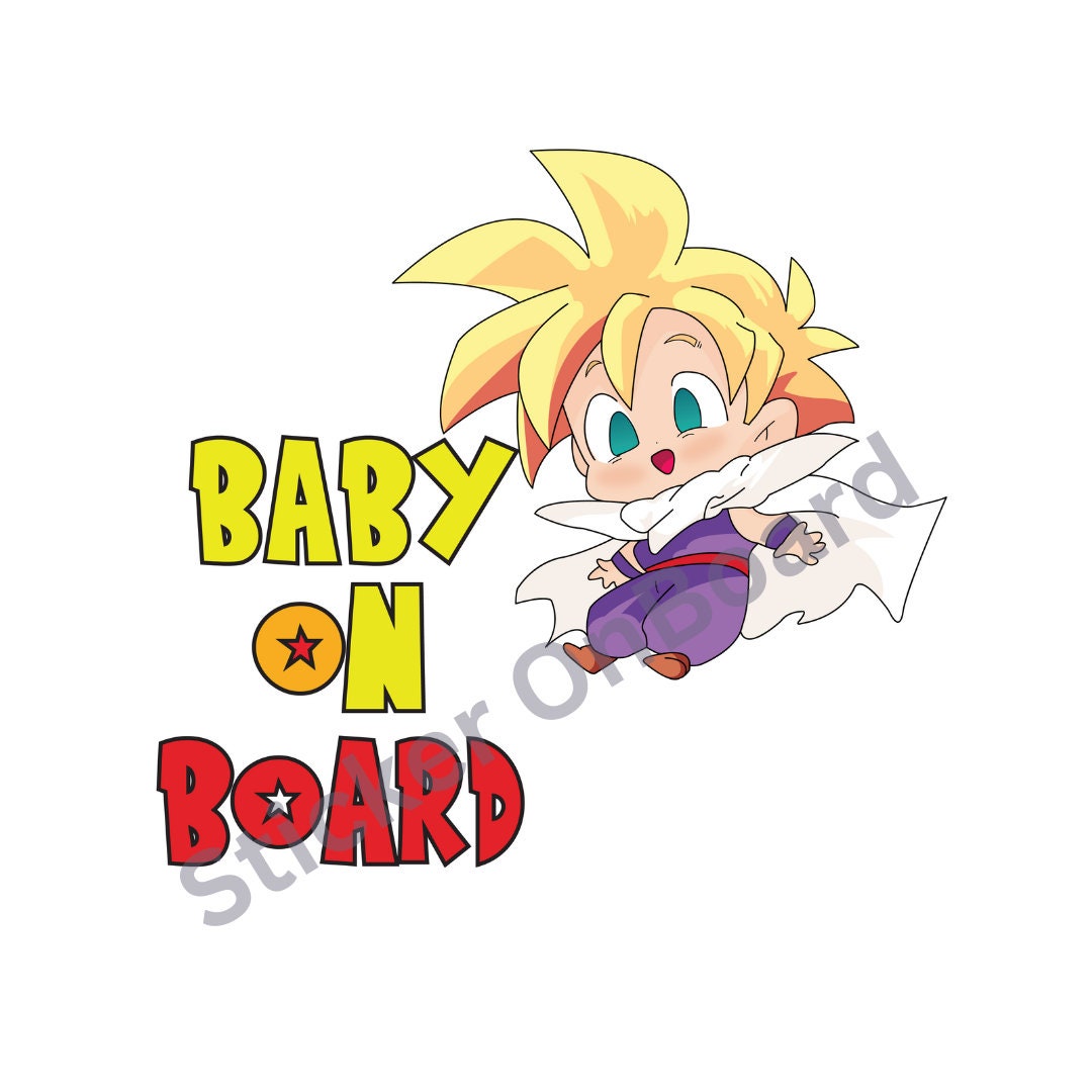 Baby Anime Wuhan - Baby on Board | Bumper Sticker | Weatherproof Car ...