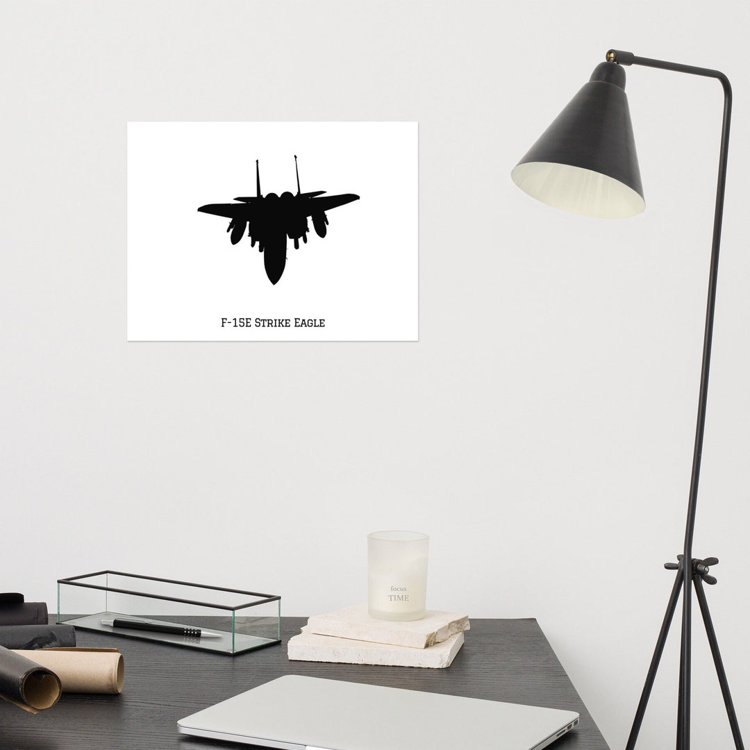 F-15E Strike Eagle - Aviation Fighter Jet Poster - Etsy