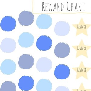 Printable Reward Chart, Toddler Reward Chart, Reward Chart Printable ...