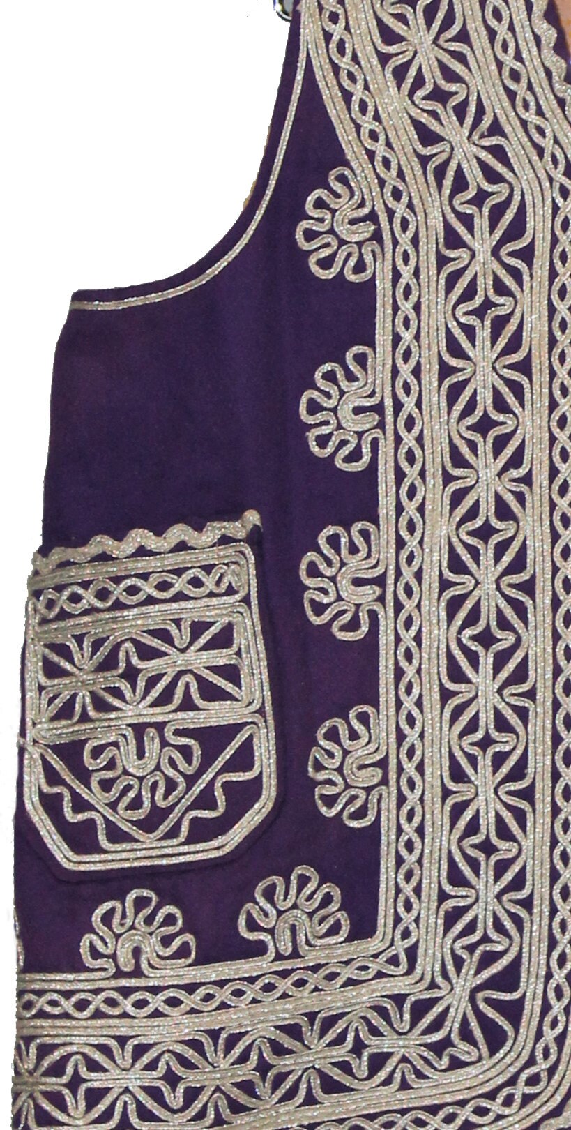 Vintage Hand Embroidery Afghan Vest - Etsy