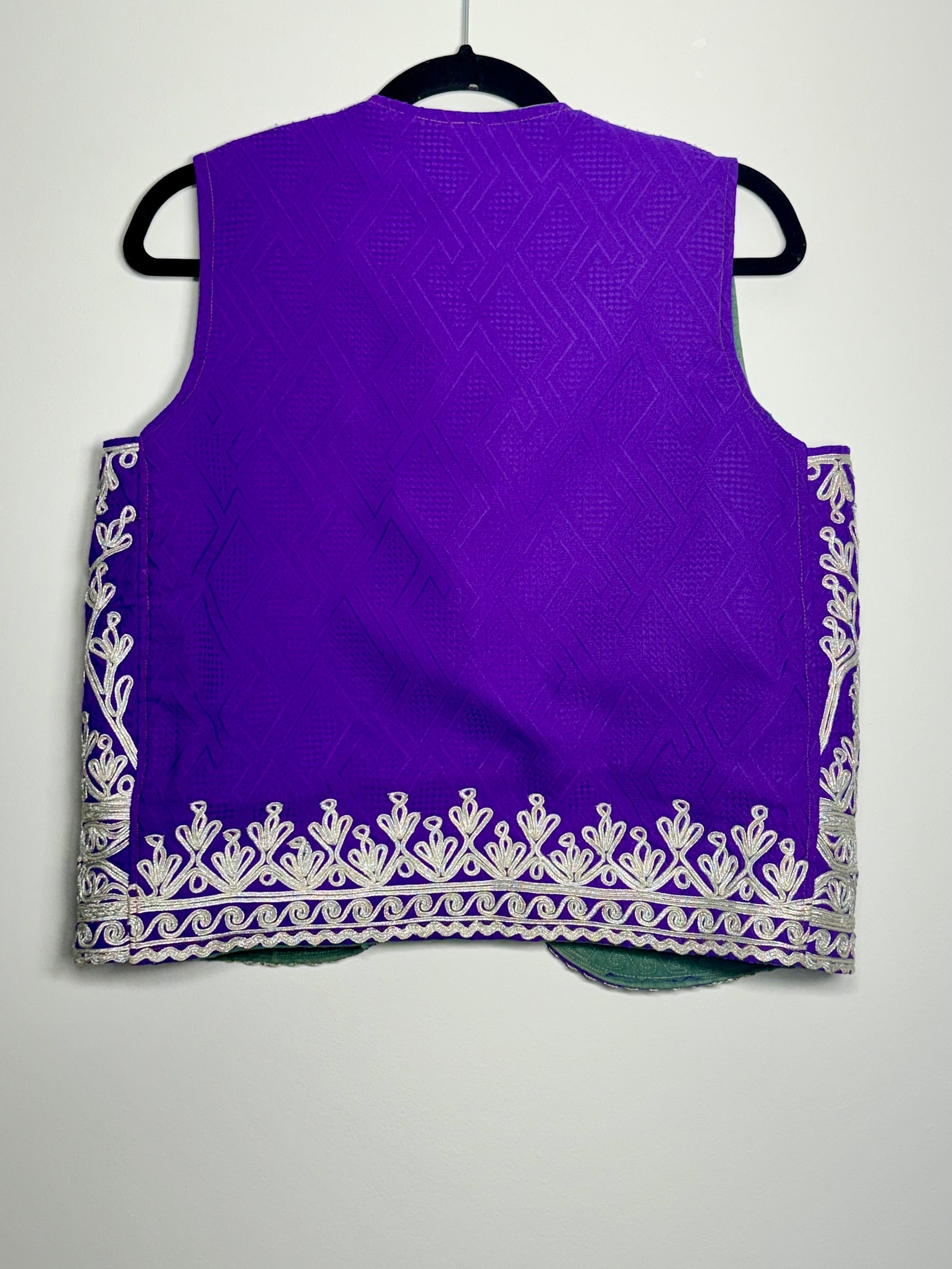 Vintage Hand Embroidery Afghan Vest - Etsy