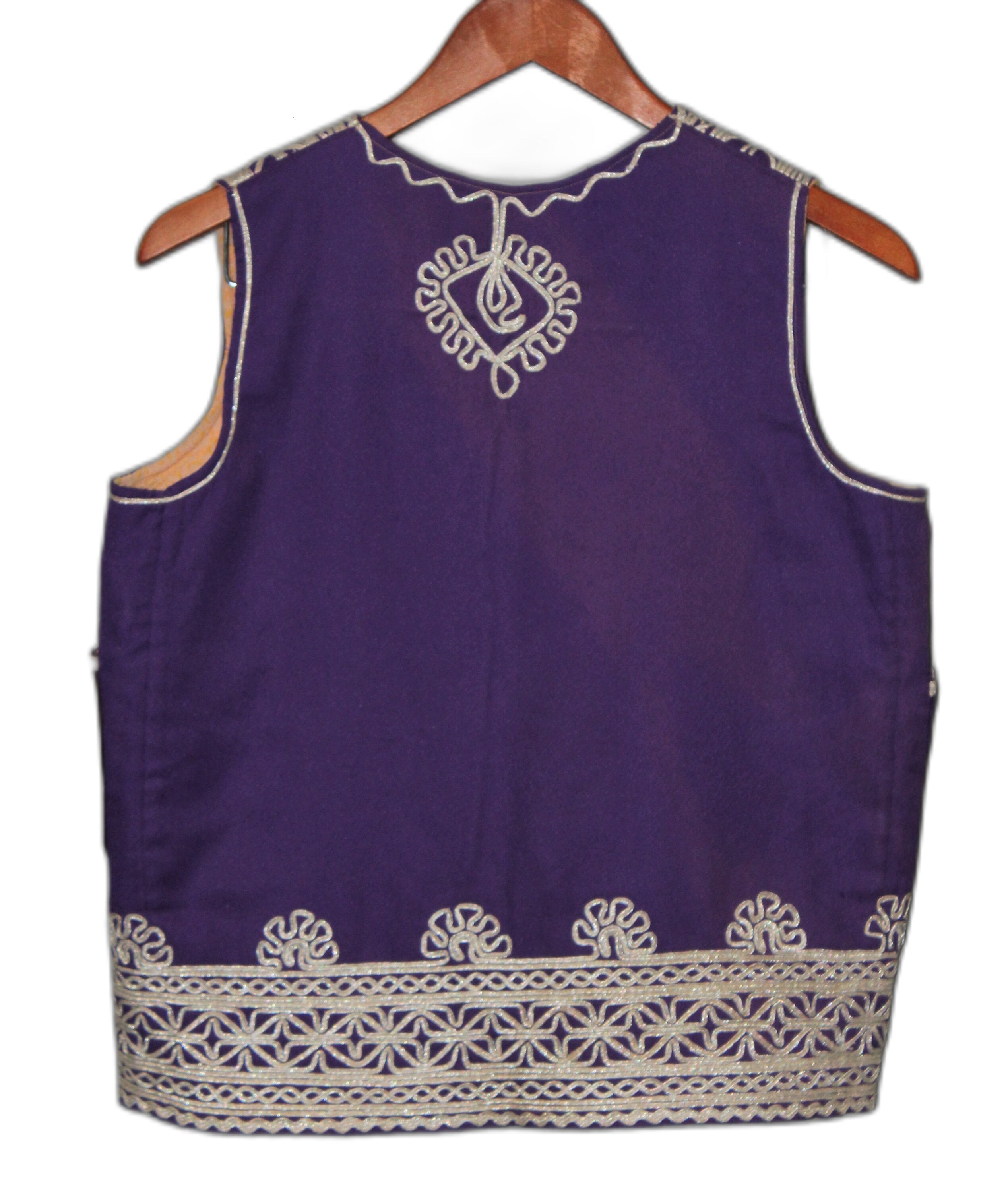 Vintage Hand Embroidery Afghan Vest - Etsy
