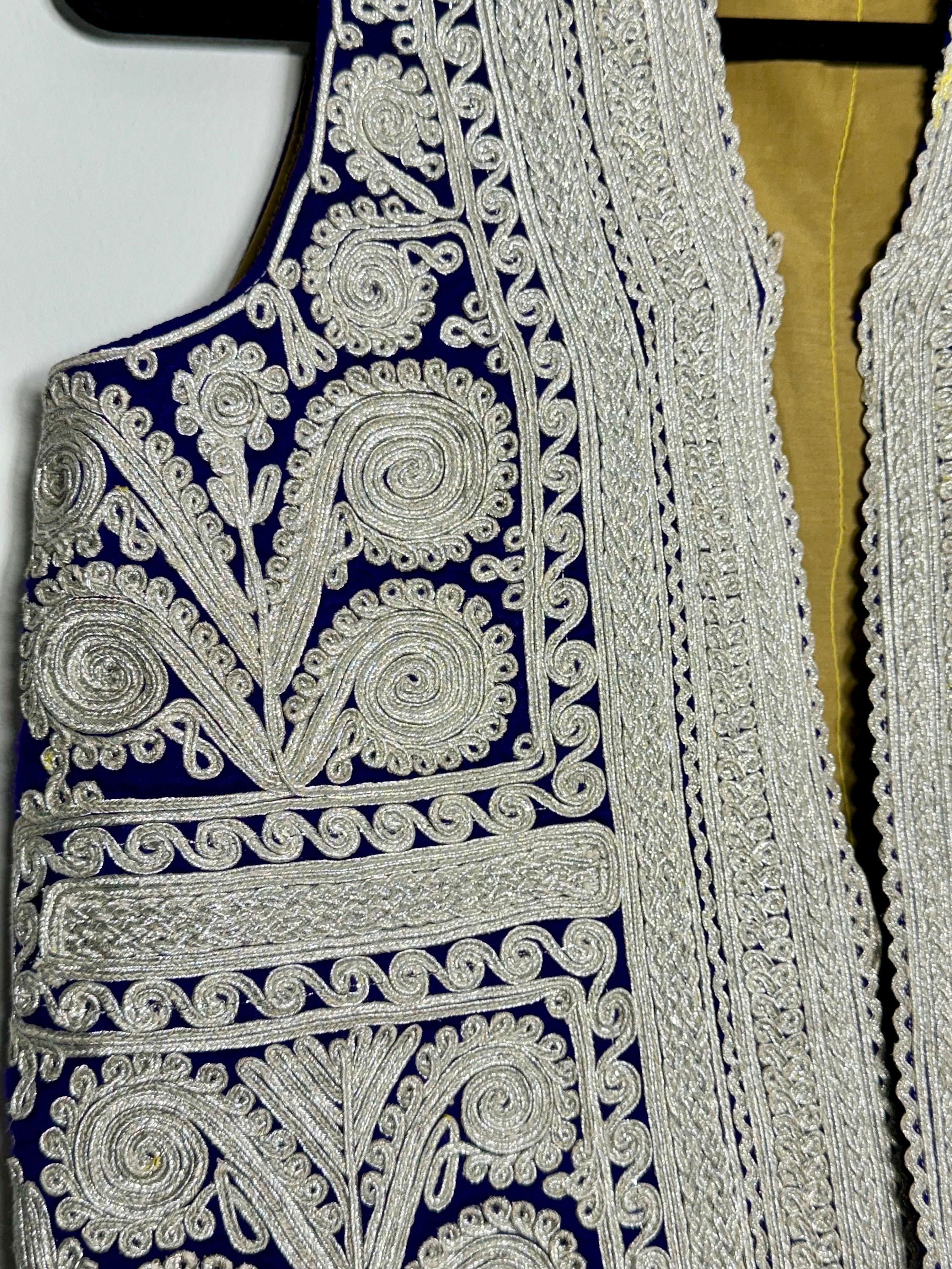 Vintage Hand Embroidery Afghan Vest - Etsy