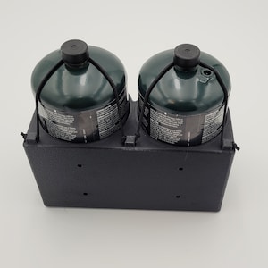 Propane Tank Holder 1lb 16oz Dual Wall Mount Bracket for RV Camper ...