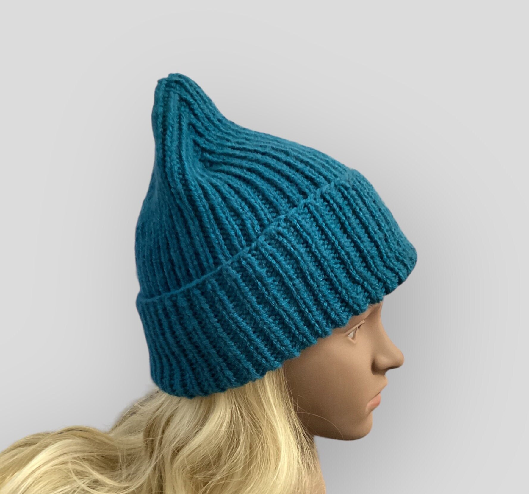 DK Hat Pattern, Knitting Pattern for Beanie Hat, Instant Pdf Download ...