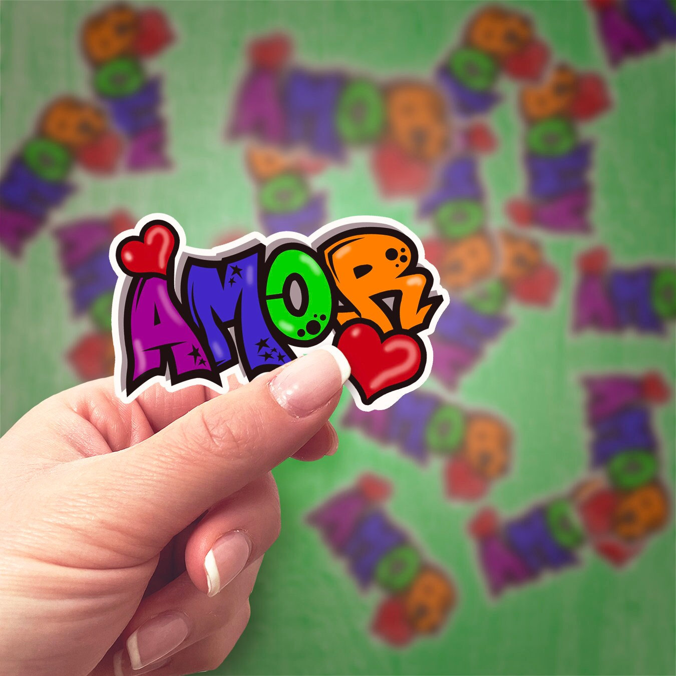 Valentines Amor - Spanish Love Sticker - Dia De Los Enamorados - Love ...