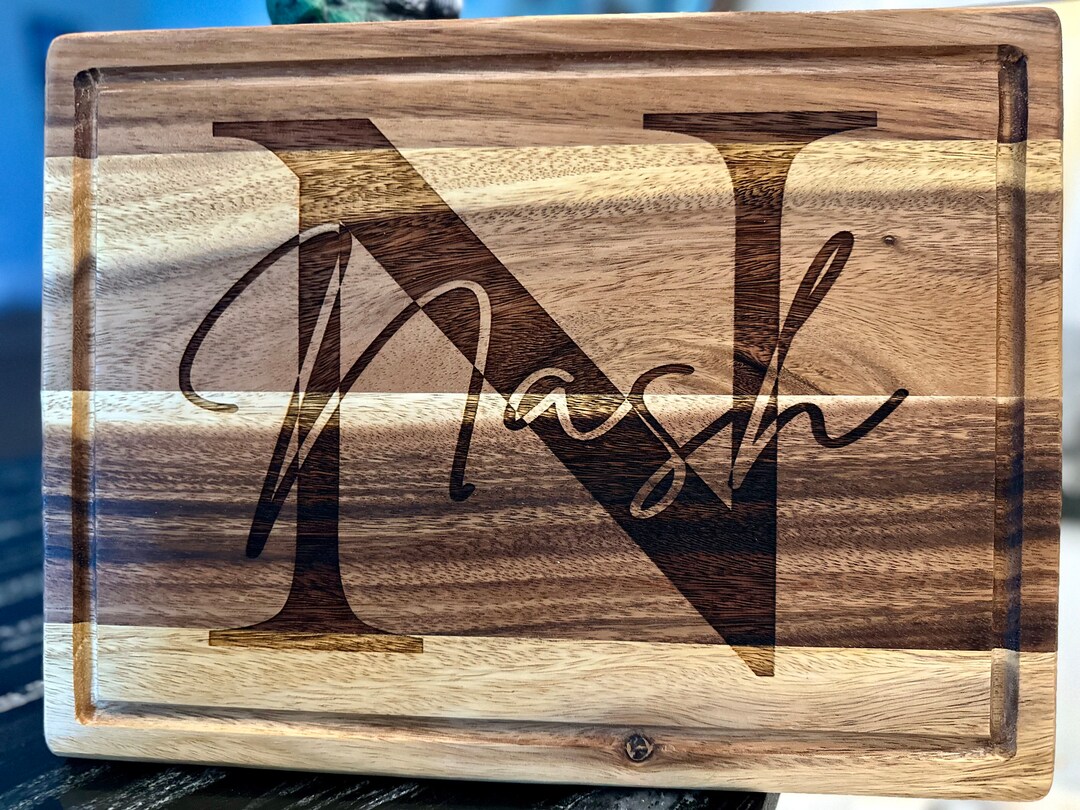 Custom Cutting Board, Monogram Cutting Board, Personalized Cutting ...