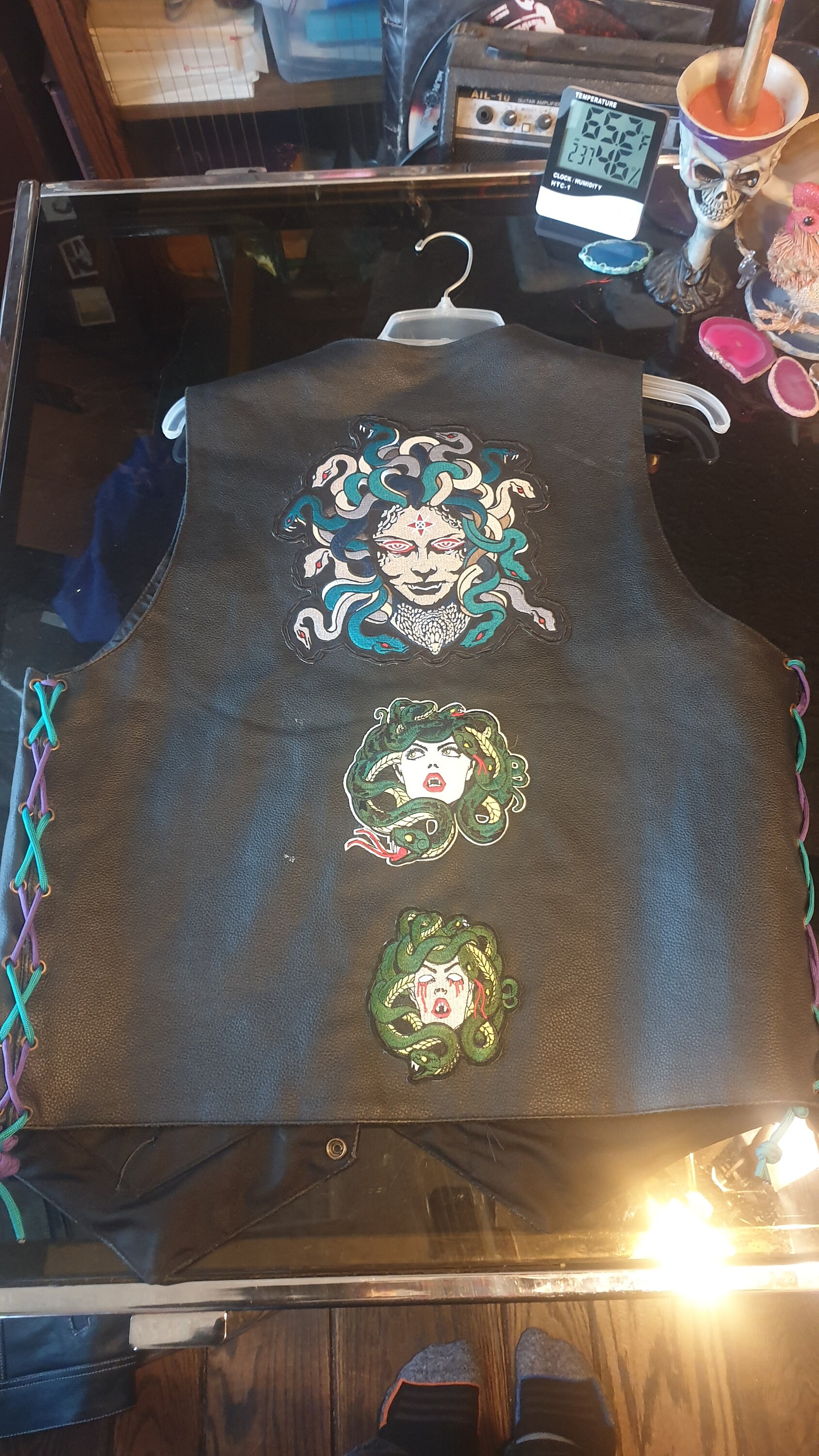 5 Different Themed Hand Sewn Patched Vests - Etsy