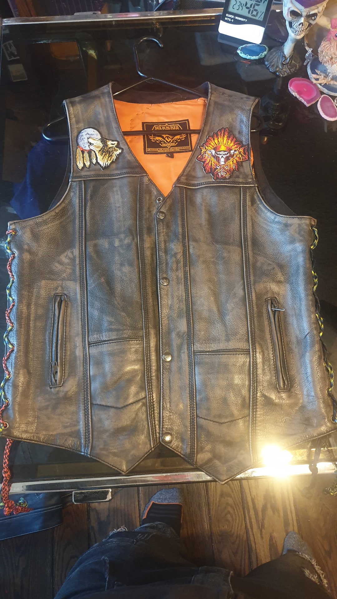 5 Different Themed Hand Sewn Patched Vests - Etsy