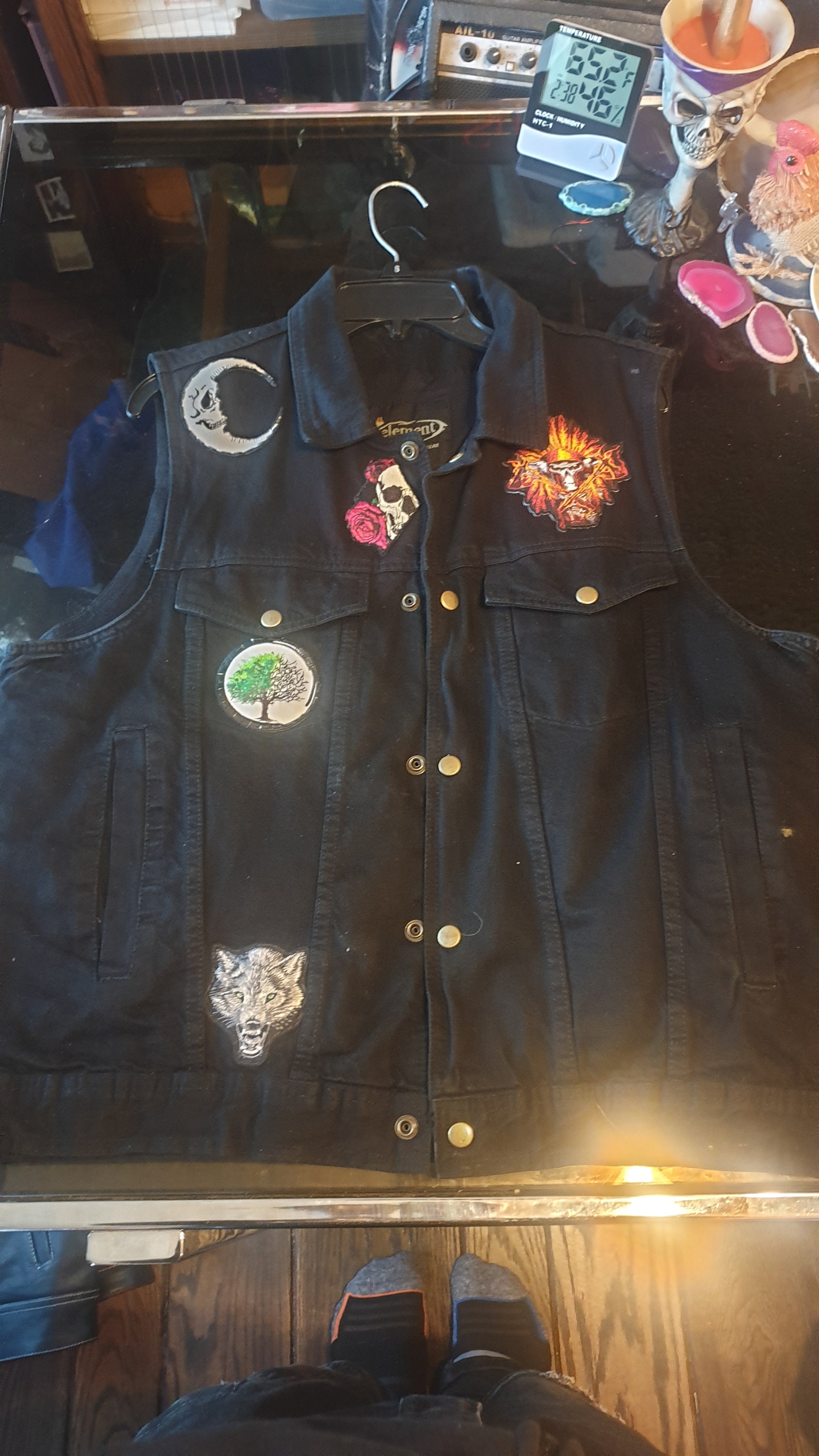 5 Different Themed Hand Sewn Patched Vests - Etsy