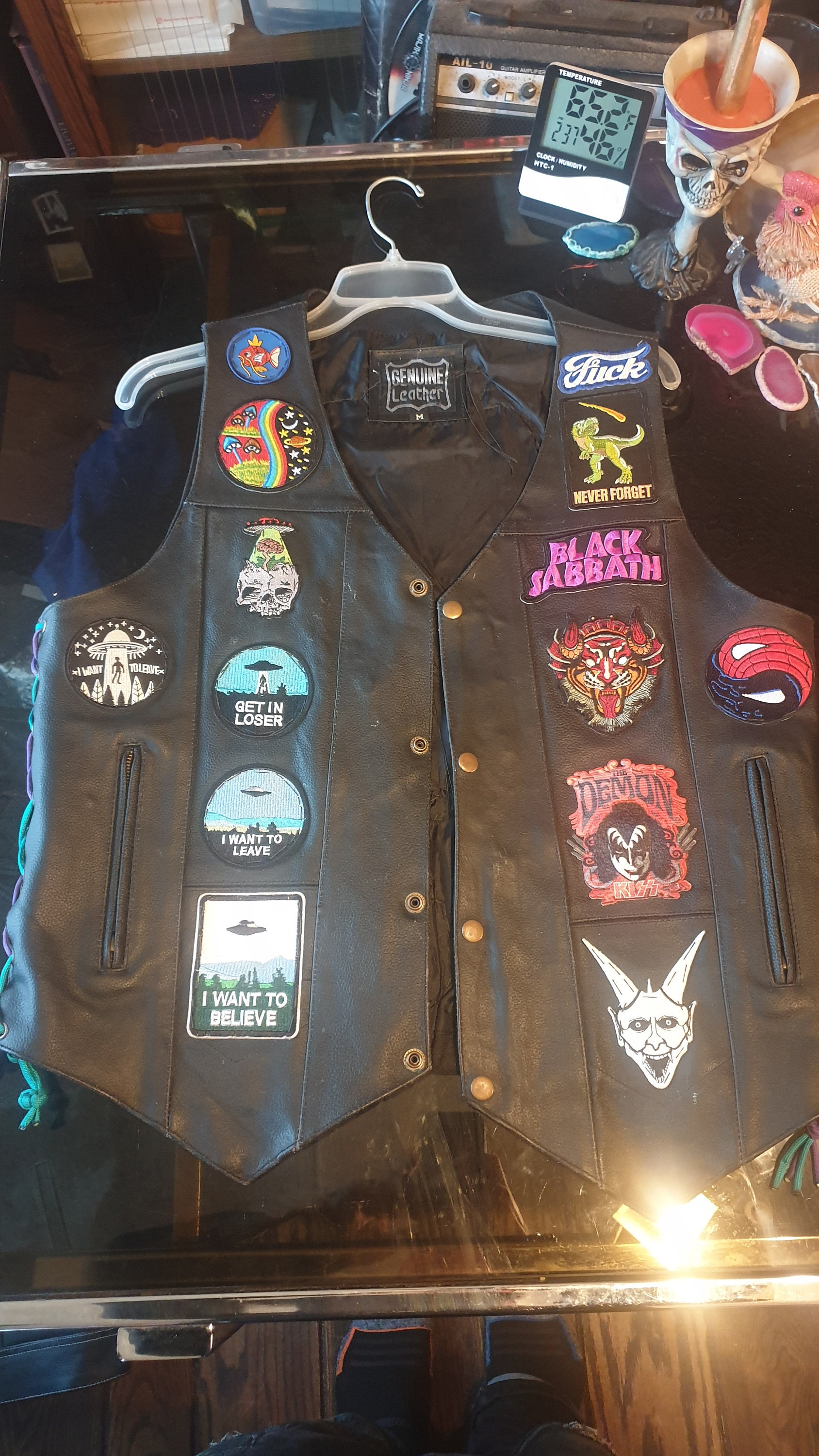 5 Different Themed Hand Sewn Patched Vests - Etsy