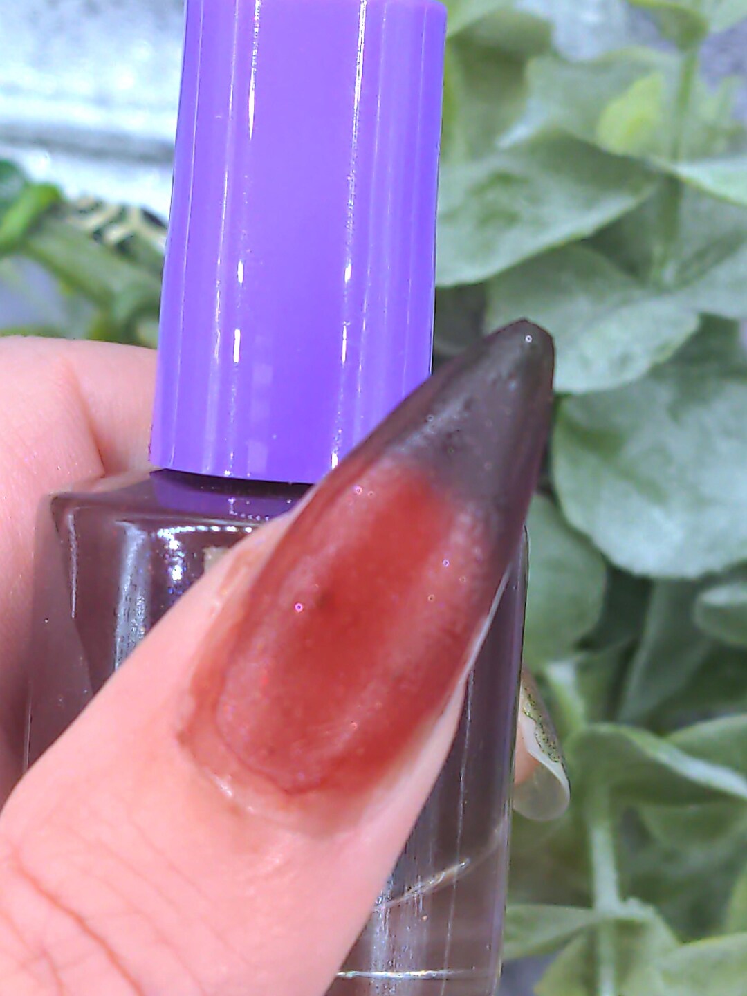 CANDY CORN Matte Black and Orange Color Change Nail Polish, Heat ...