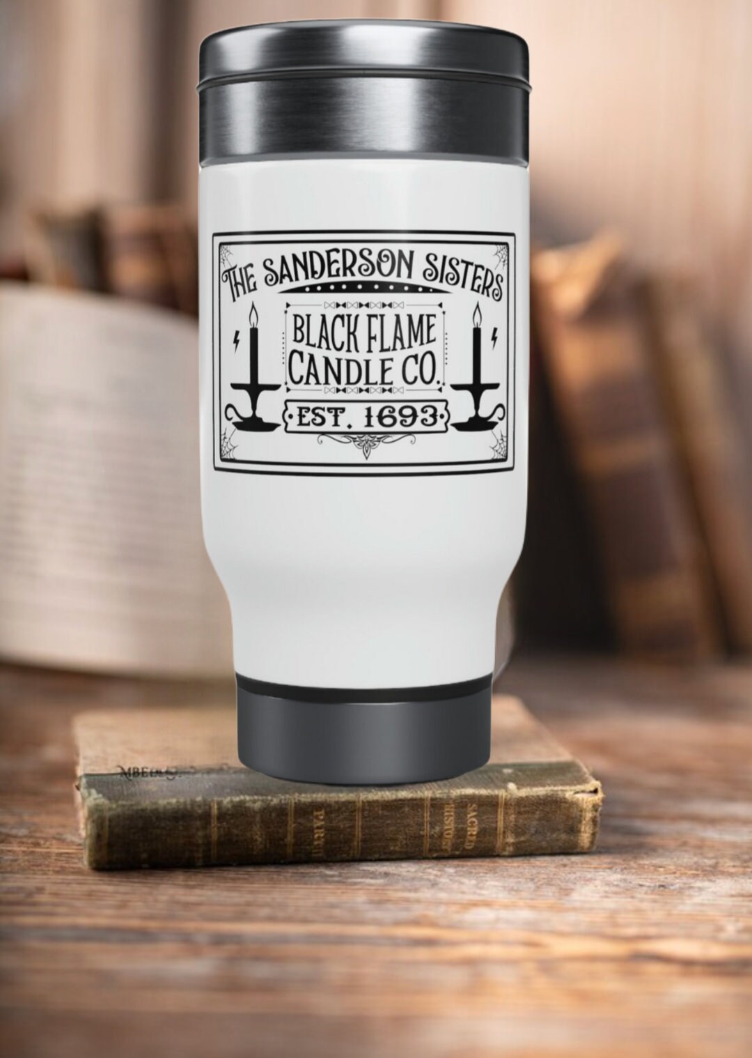 The Sanderson Sisters Stainless Steel Travel Mug With Handle - Etsy