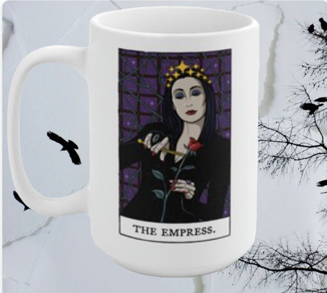 Morticia Addams Ceramic Mug 15oz the Addams Family - Etsy