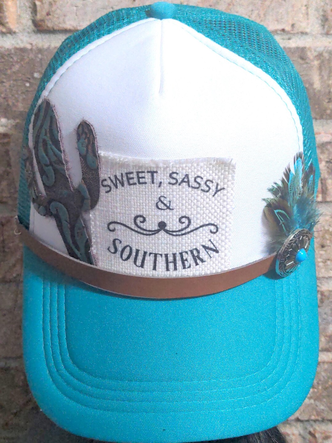 Sweet Sassy and Southern Shabby Patch Western Trucker Hat - Etsy