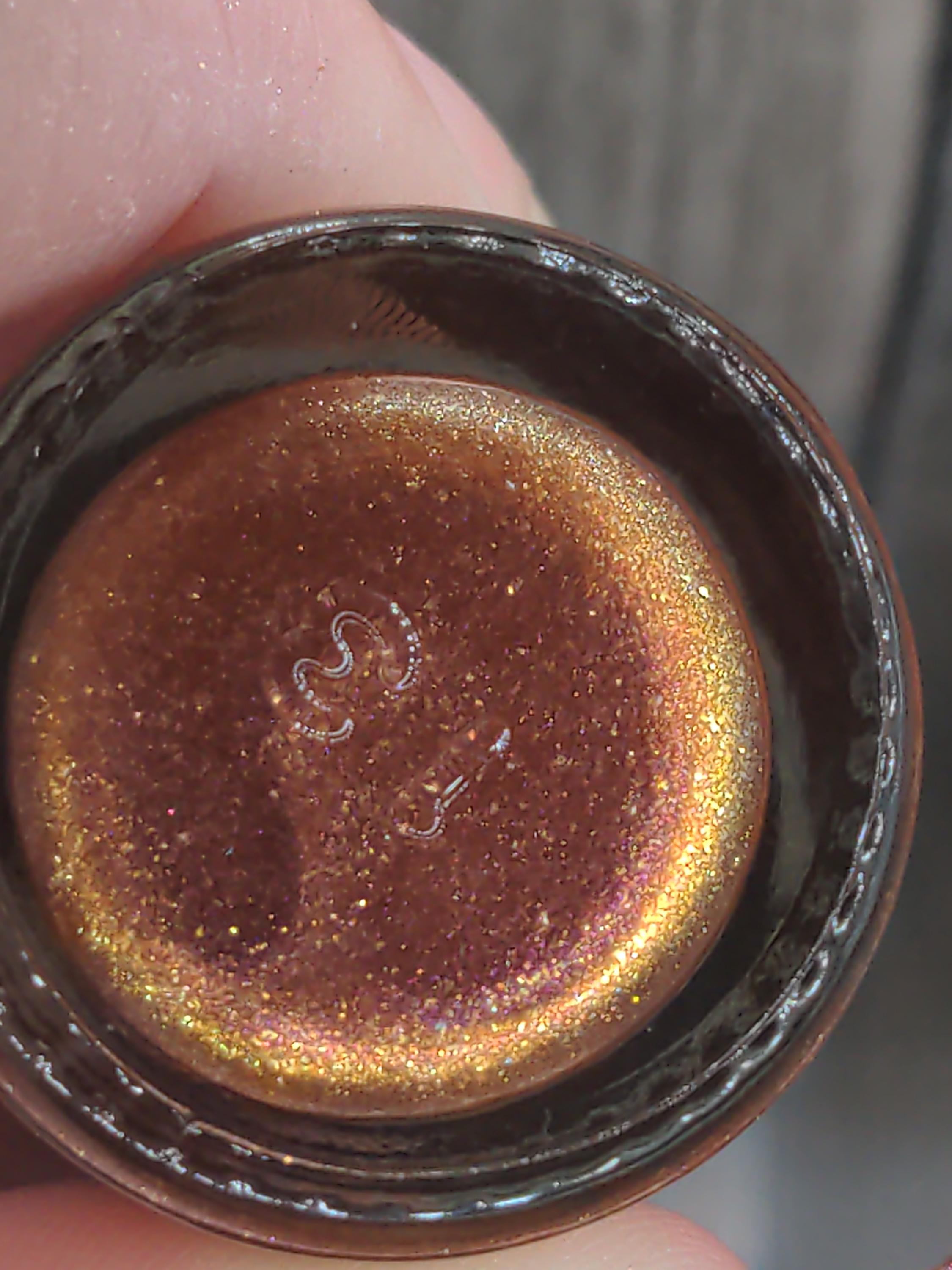 SUGAR MAPLE Red Gold Color Shift Nail Polish, Gold Glitter, Fall Nail ...