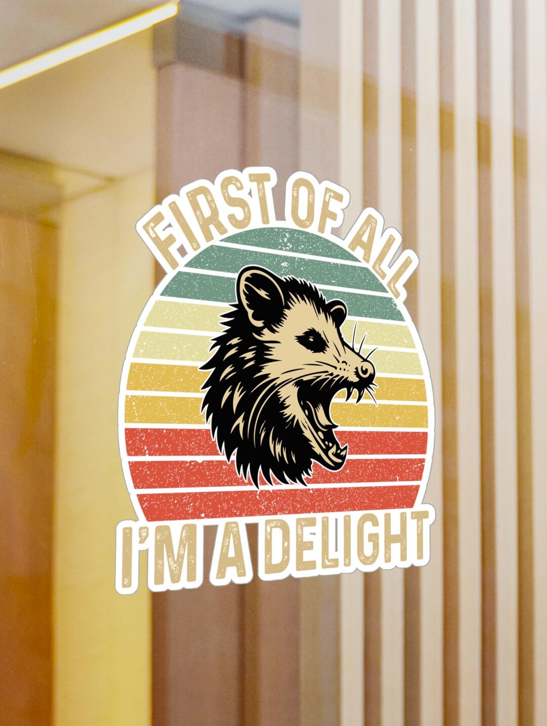 First of All I'm A Delight Kiss-cut Vinyl Decals, Vinyl Decal Sticker ...