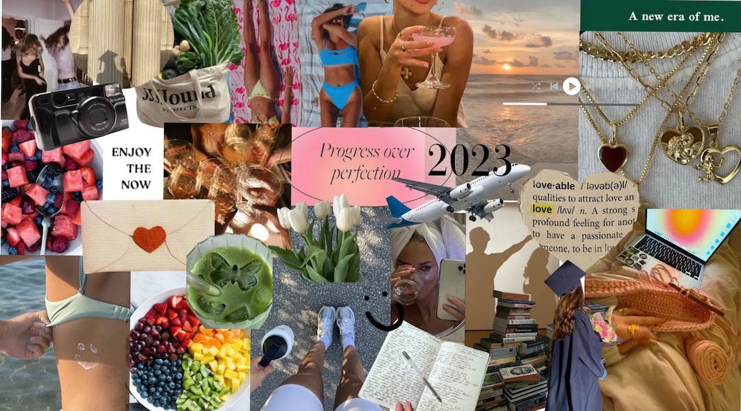 2023 Vision Board Computer Screensaver - Etsy