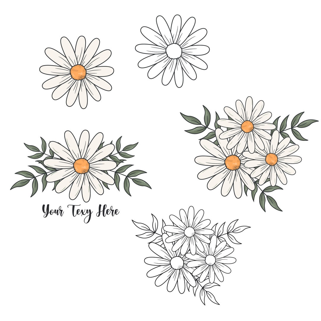 Daisy Svg Cut File Daisy Svg Design Simple Daisy Svg Daisy - Etsy UK